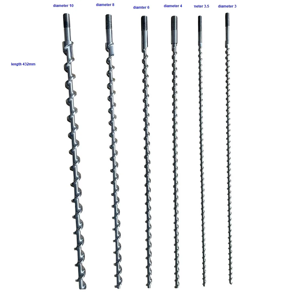 Custom Stainless Steel Small Mini Long Auger Screw Solid Machining ...