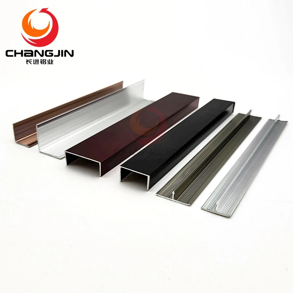 Modern L Shape Profile Floor Corner Ceiling Edging Aluminum Tile Corner ...