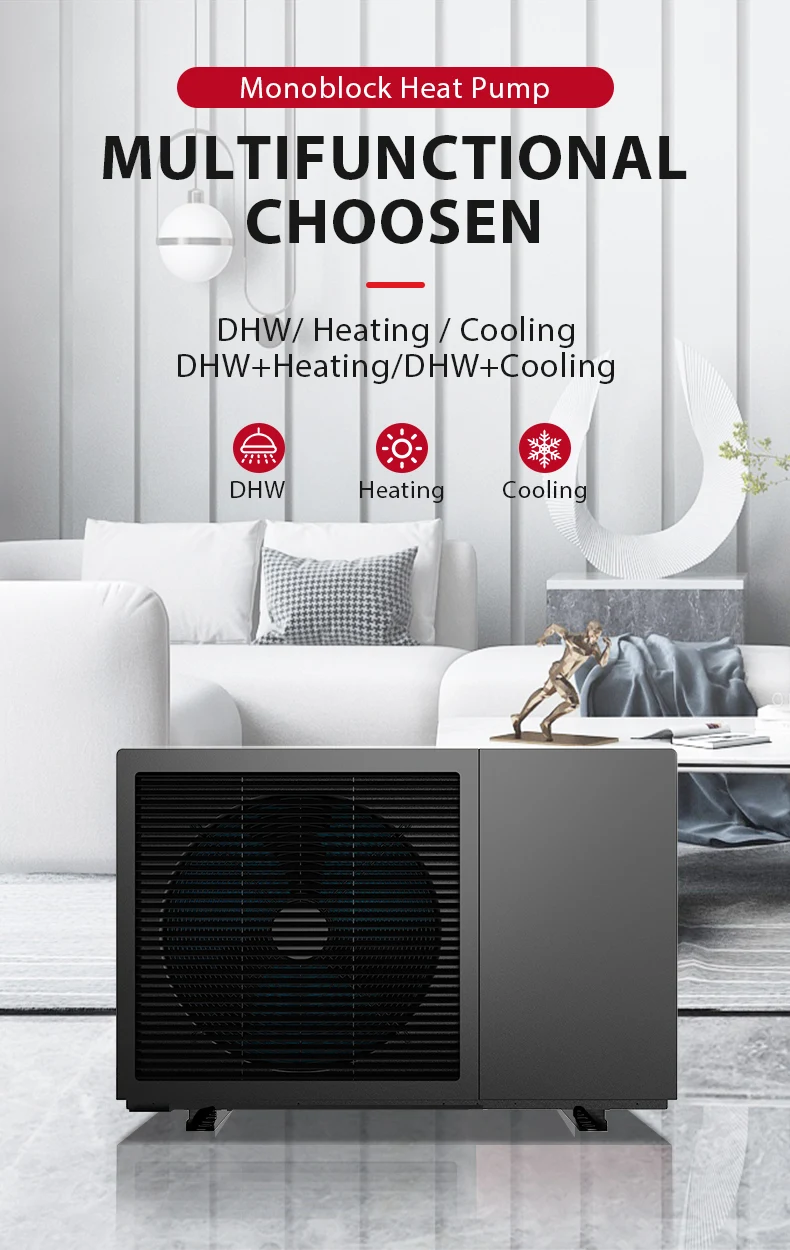 Midea R290 Air Source Heat Pump Water Heater, Instant Heating, 75℃ Max ...