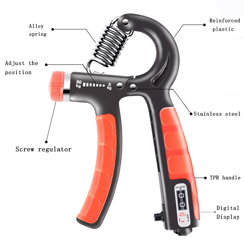 Oem Wholesale Wrist Trainer Exercise Bodybuilding Training Handgrip 5 ...