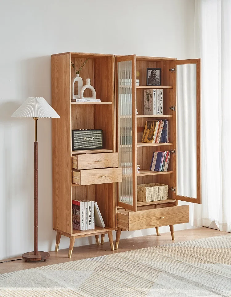 G1171 Solid Oak Wood Study Room Furniture - Simple Modern