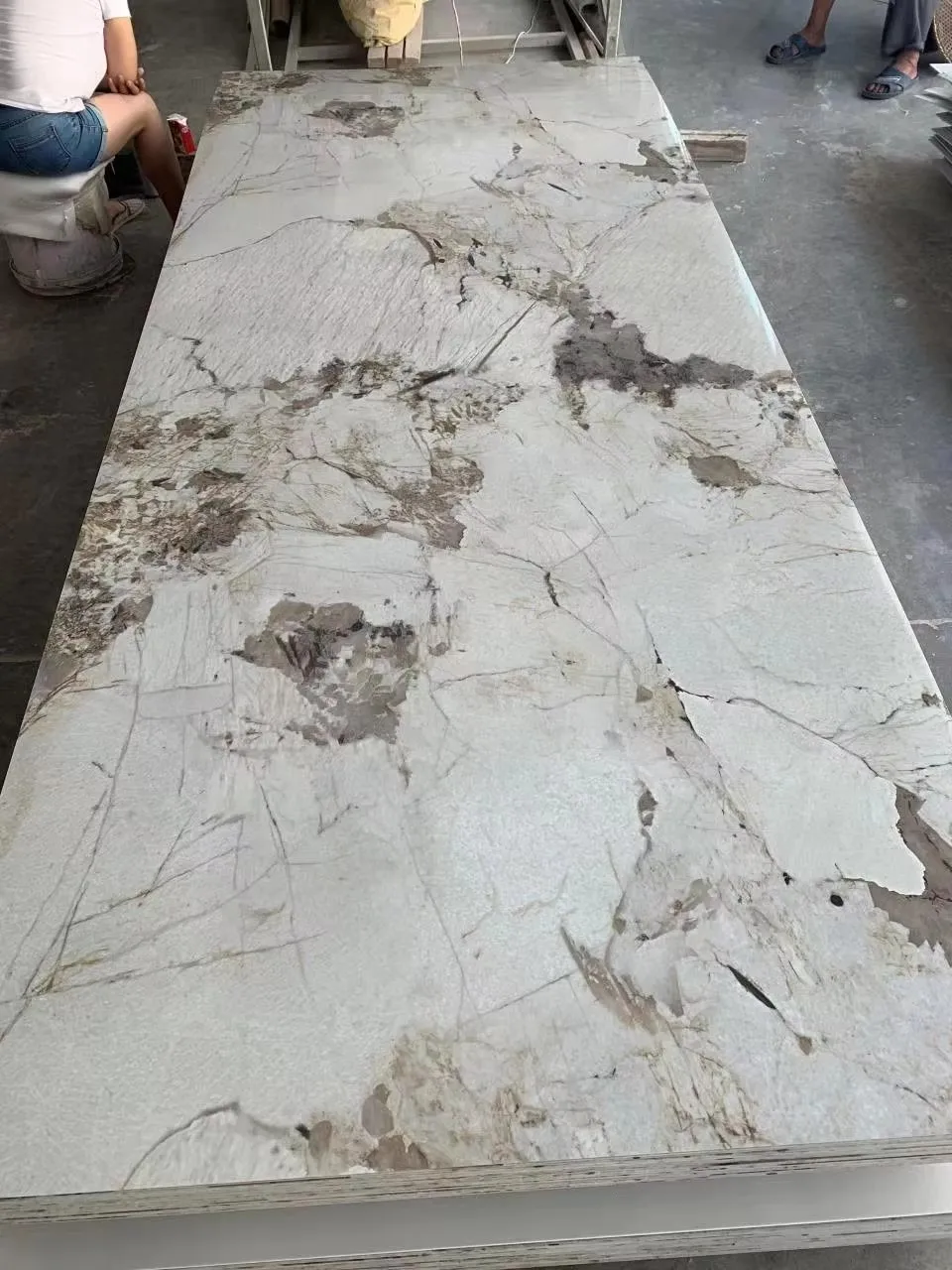UV PVC Marble Sheets Carbon Crystal Highlight Bedroom Living Room ...
