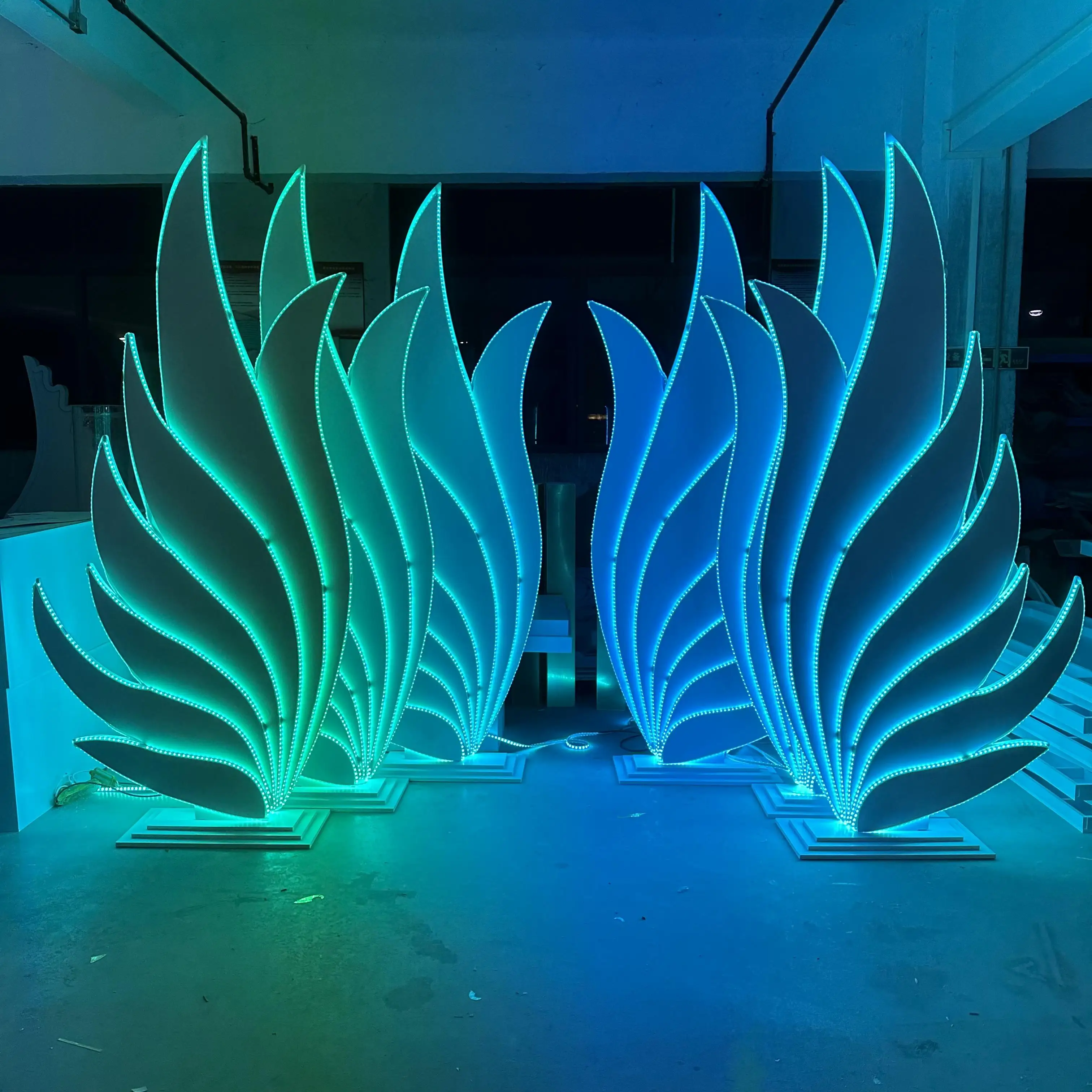 Wholesale Backdrop Lights Wedding Backdrop Plate Wings Acrylic Wedding ...