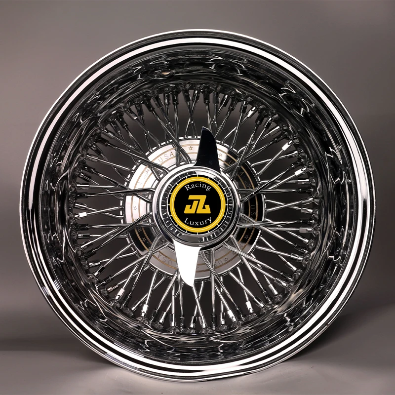 Lowrider All Gold Wire Spoke Wheels Rims for Rolls passenger car wheels ...