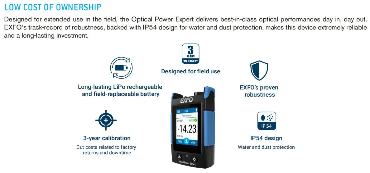 Exfo功率计专家PX1 PRO S FOAS 22替换光纤功率计Exfo FPM300 OPM计光损耗测试仪| Alibaba.com