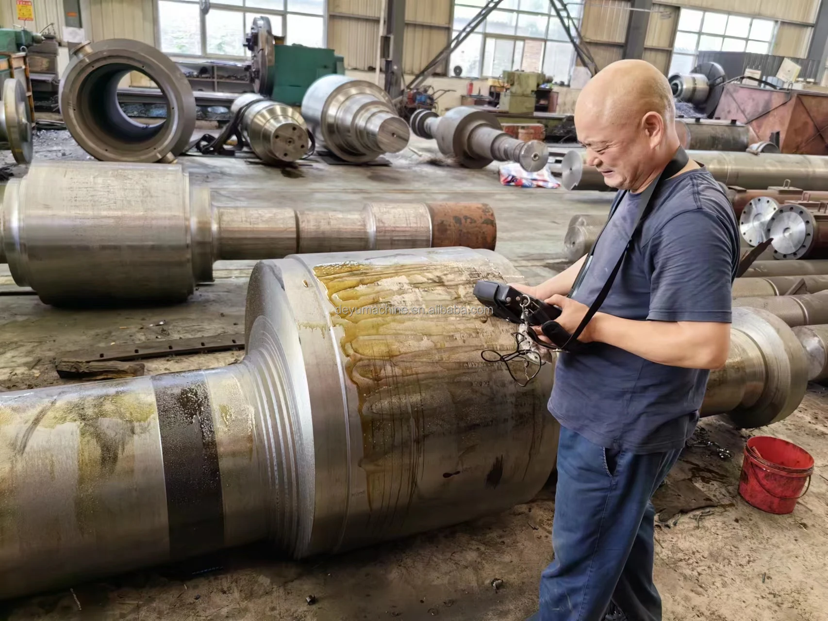 Customized Forging Metal Driving Rotor Shaft Crank Shaft Pto Eccentric ...