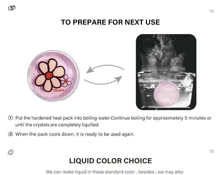 Wholesale Custom Shape Reusable Coin Activated Gel Instant Heat Pack ...