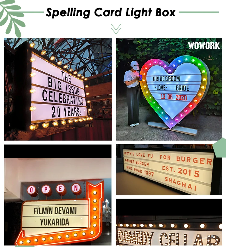 WOWORK Marquee Letters - Brighten Your Space Creatively