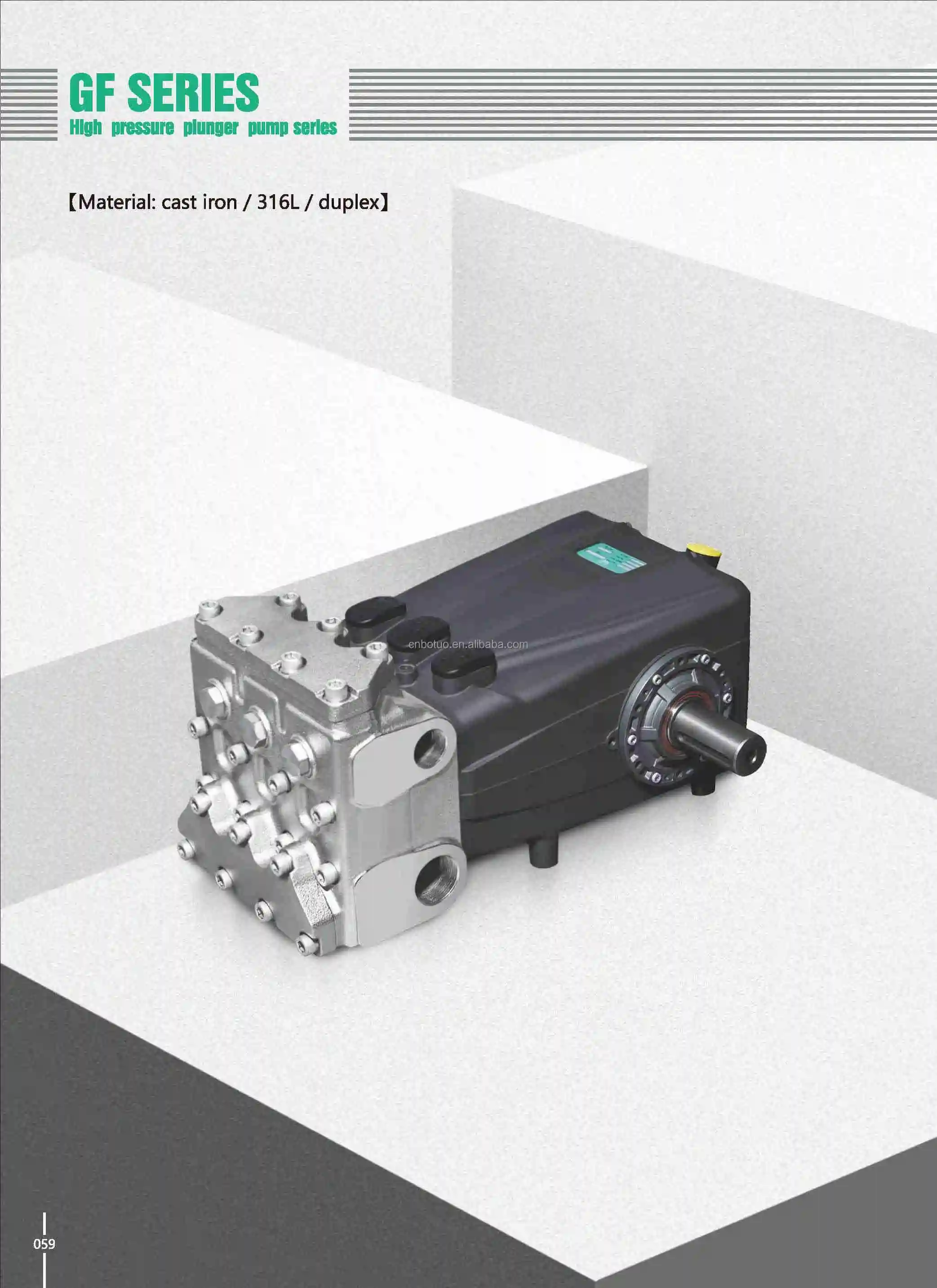 BOTUO GF Series Stainless Steel Triplex Plunger Pump
