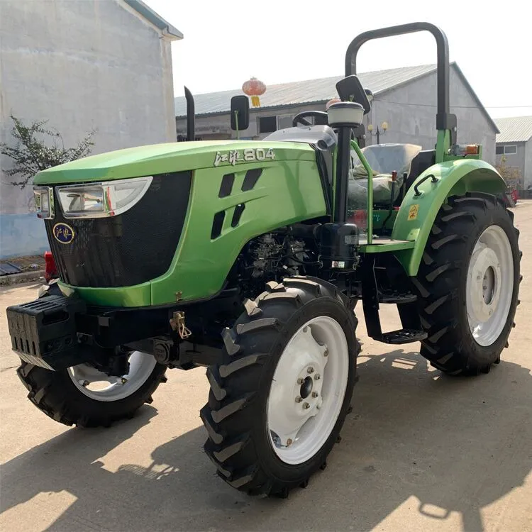 80HP 4WD Tractor with Loader & Backhoe - Durable & Versatile