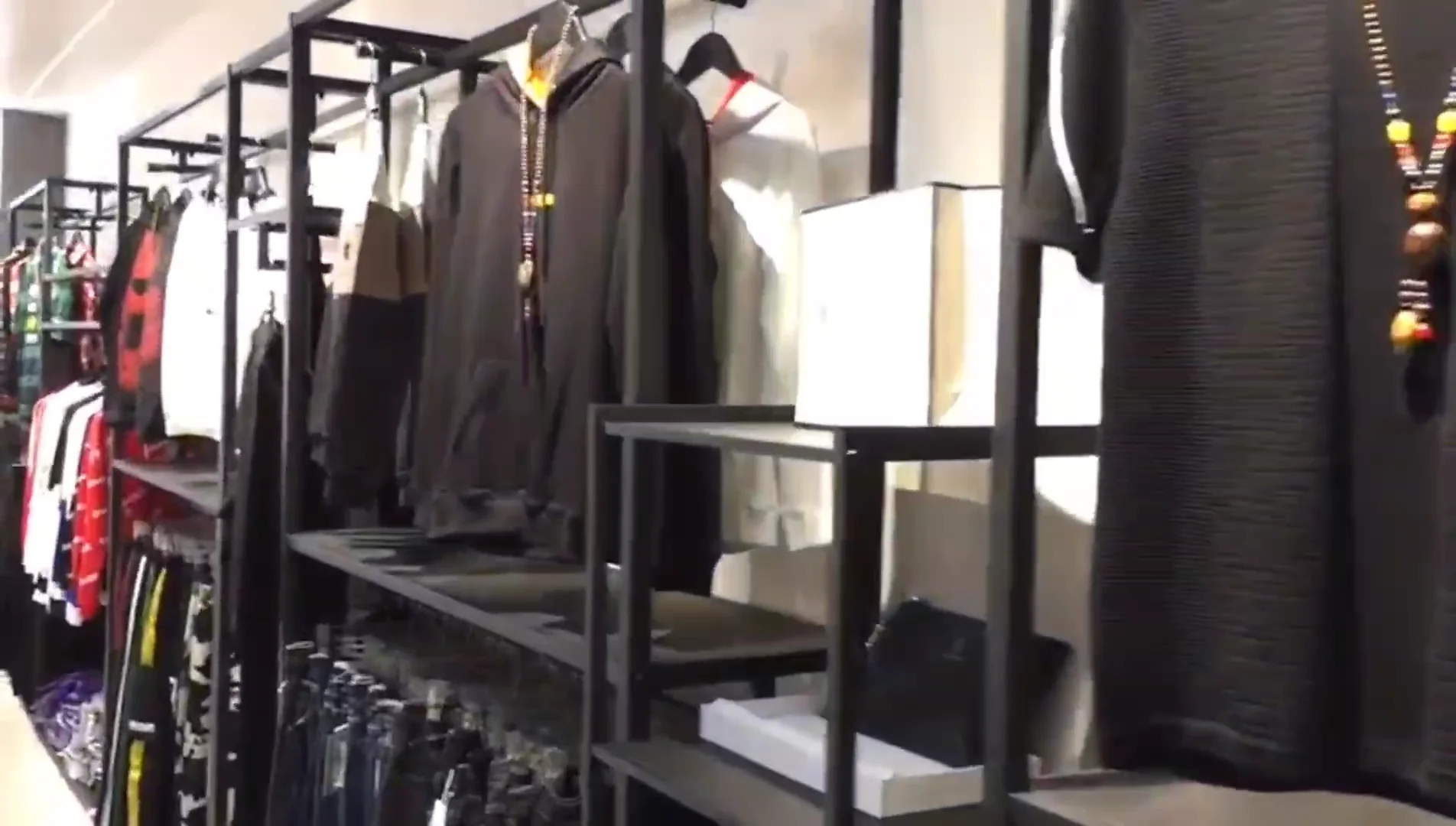 Kainice Factory Stand Hanger Clothing Shops Display Stands Display ...