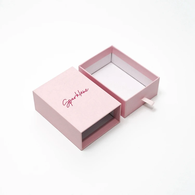 Luxury Branded Ribbon Pull Tab Box - Customized Jewelry Packaging