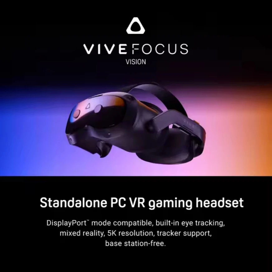 HTC Vive Focus Vision Mixed Reality and PC VR Headset DisplayPort Mode Compatible| Alibaba.com