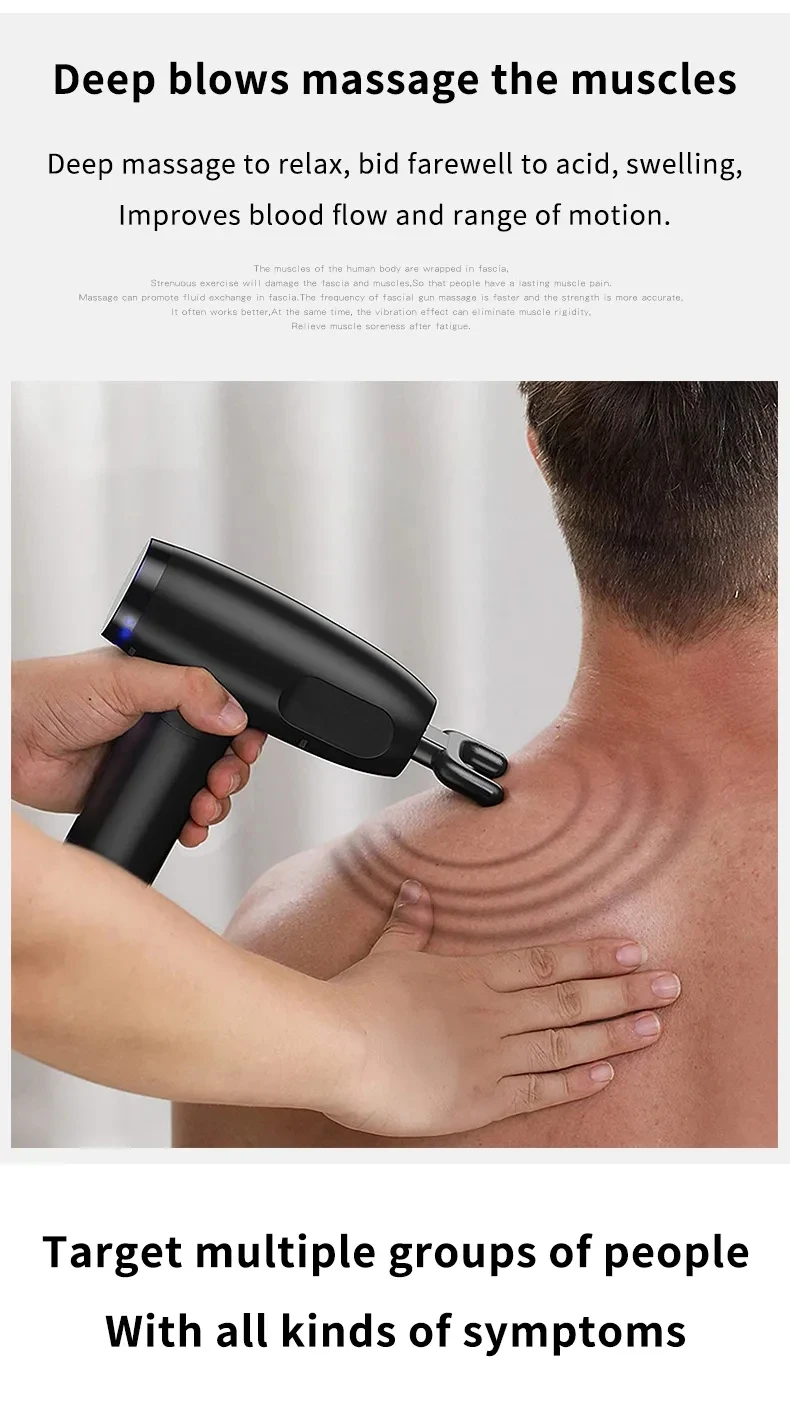 Massager Gun Kit Massage Quality Minimalistic Mini Massagers Fascia ...