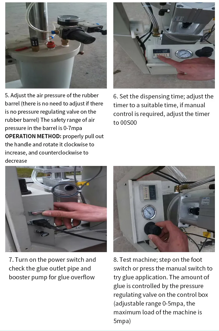 Semi Automatic Pressure Vessel Tank Glue Dispenser Robot 2.6l ...