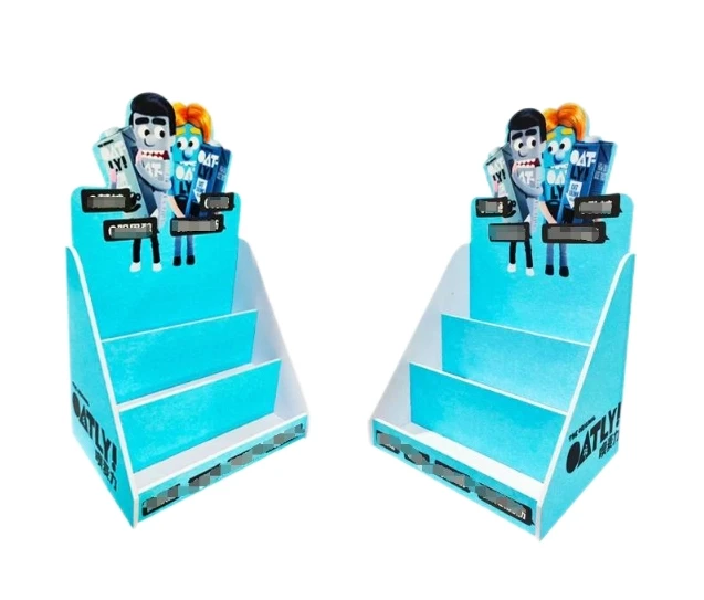 Customize Books Counter Plastic Promotion Display Stand PVC Counter ...