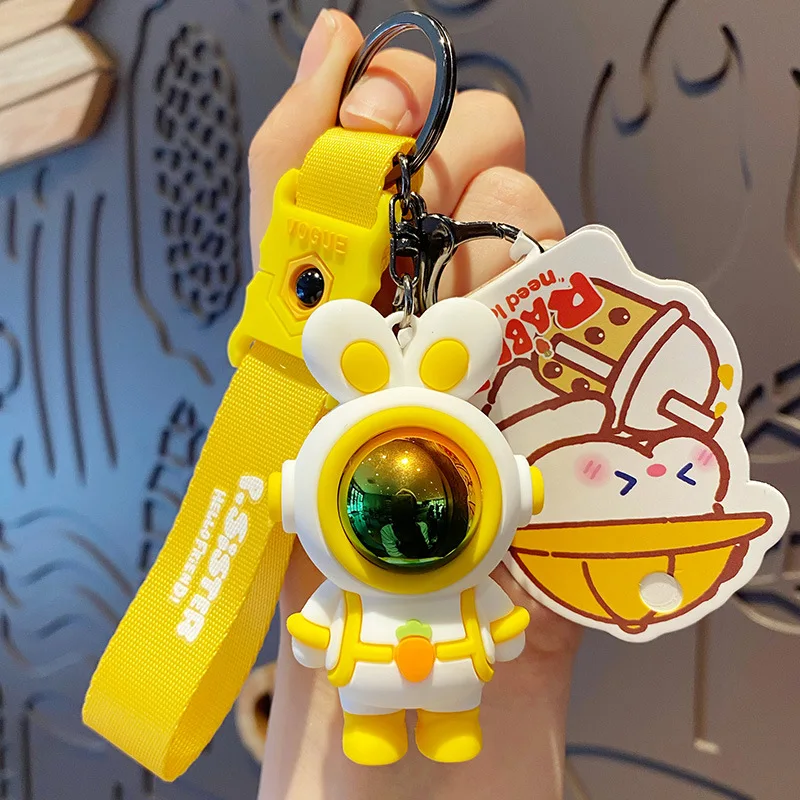 New Arrival Cartoon Space Astronaut Rabbit Keychain Doll Car Bag ...