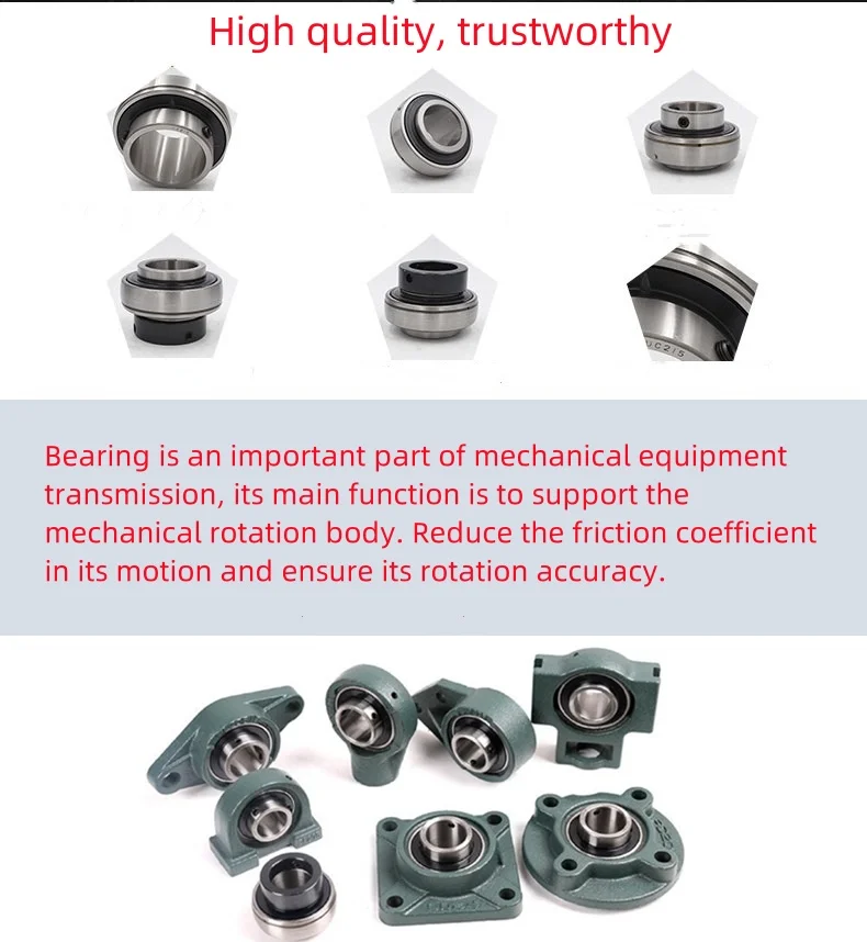 Factory Wholesale Various Models Bearing Housing Unit Ucp205 Ucp 206 Ucp 207 Ucp208 Ucp210 ...