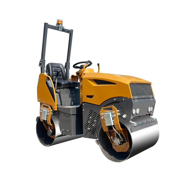 3 Ton Vibratory Roller Compactor - 3000kg Road Construction Machinery ...