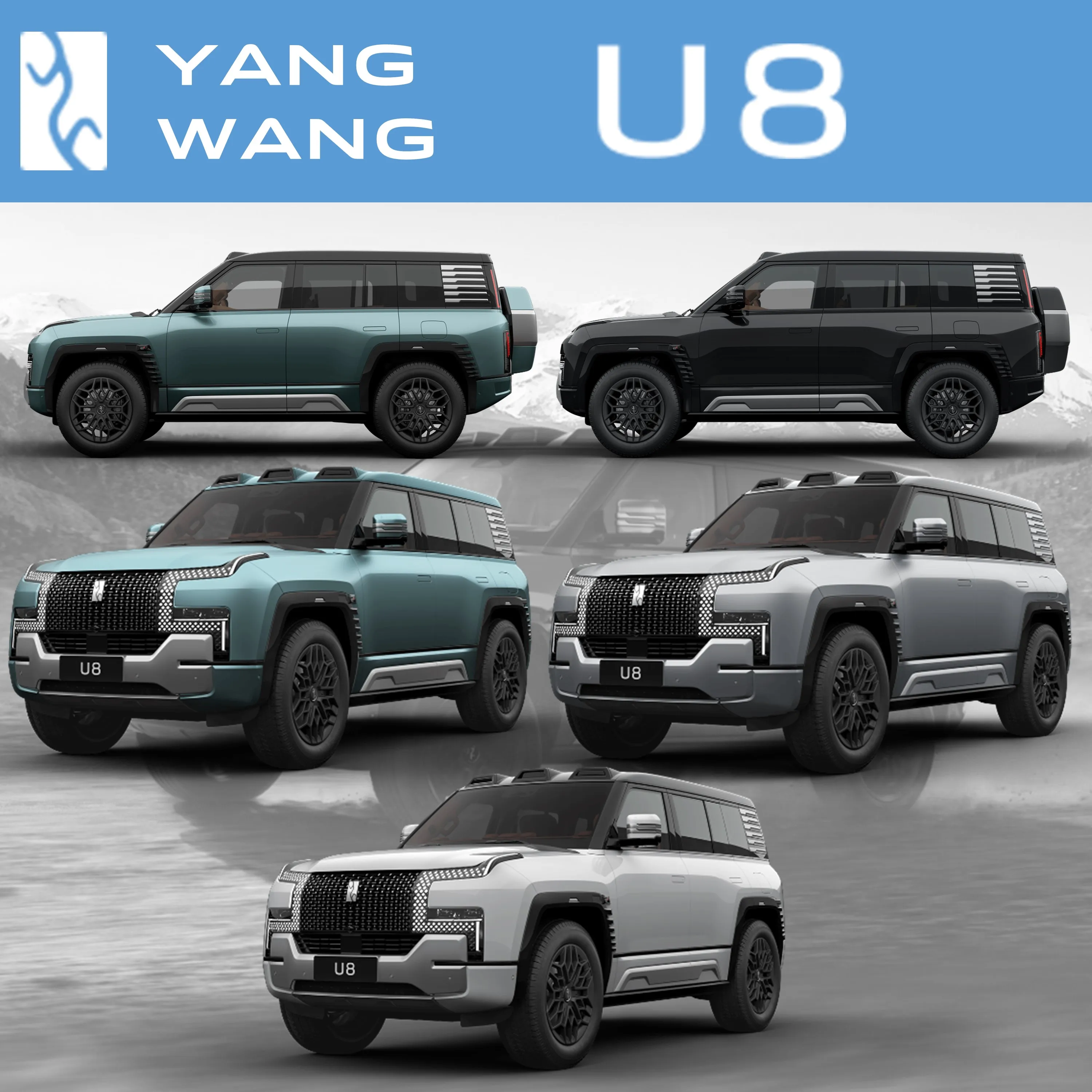 Yangwang U8 Suv 2024 New Byd Stock Large-size Suv Byd Yangwang U8 5-door 5-seater Off-road Suv ...