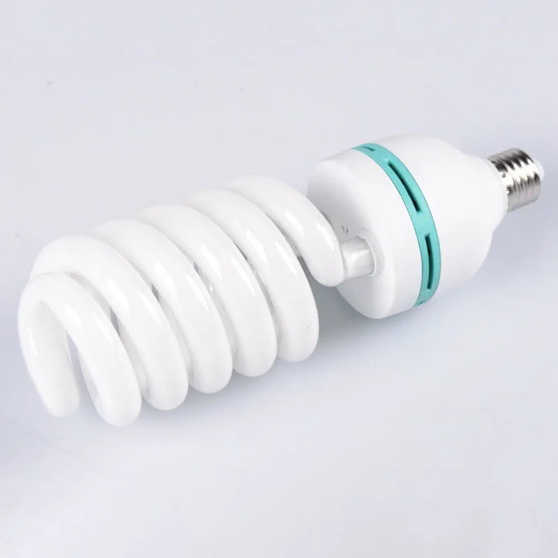 Yiscaxia 135W Light Bulb 5500K Daylight Spiral Softbox Lighting Kit ...