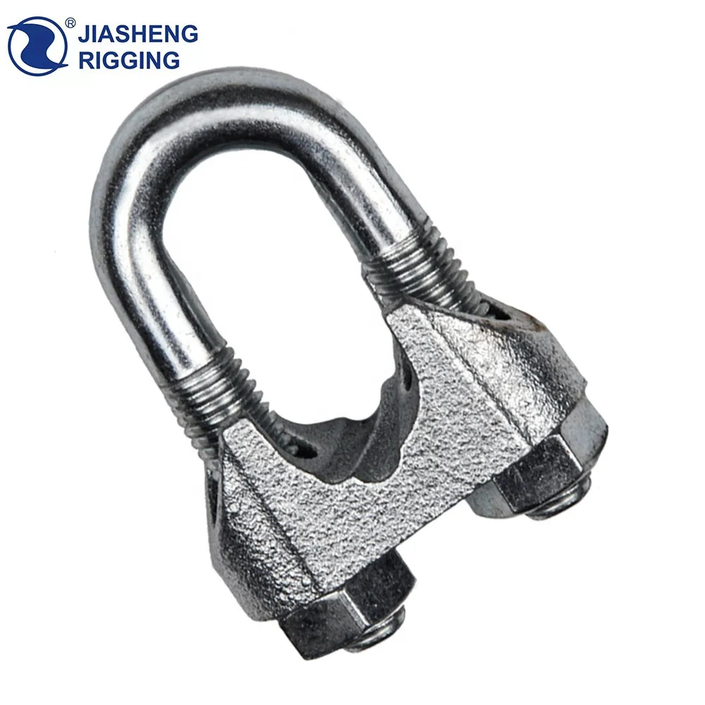Din741 Malleable Hook Shackle Wire Rope Clips - Buy Cable Clamp Din741 ...