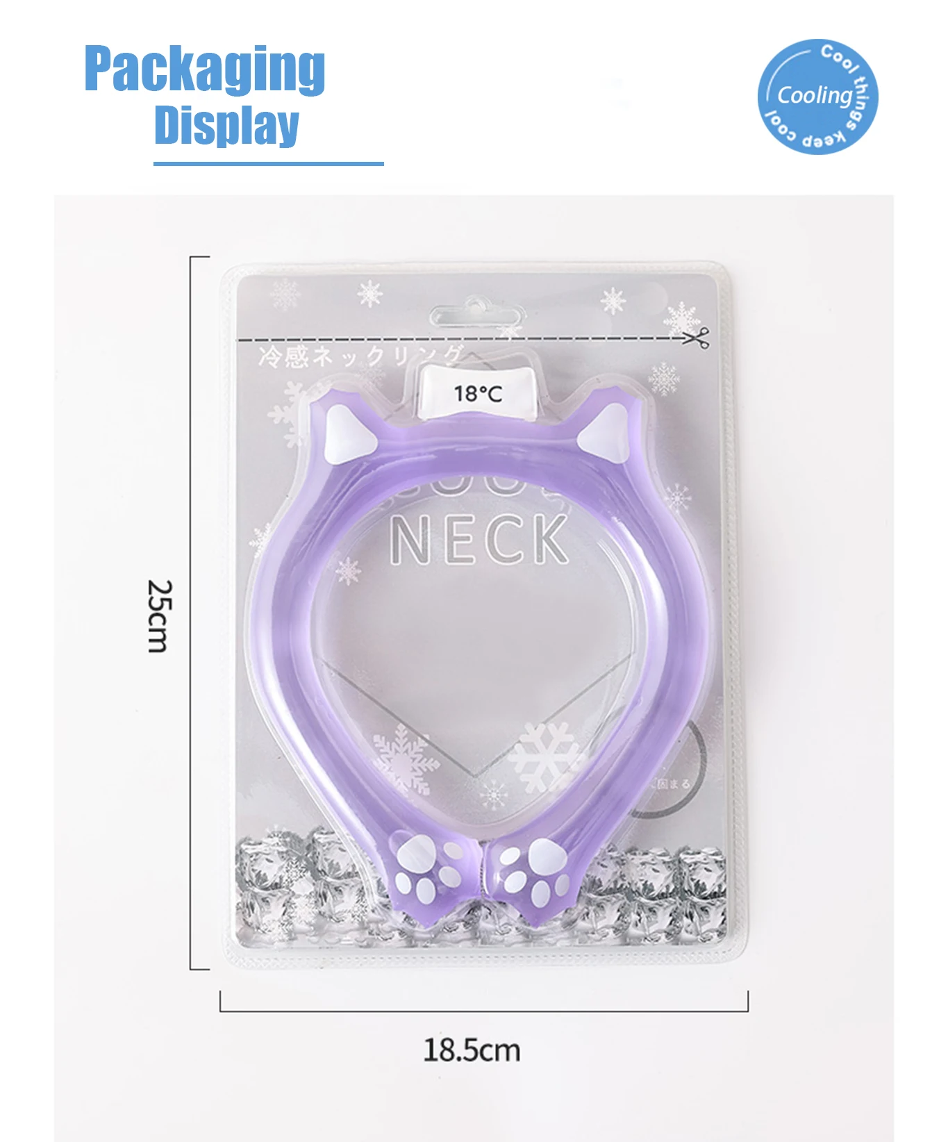 Factory Price Neck Cooling Tube Cooling Neck Colorful Pcm Cooling Neck ...