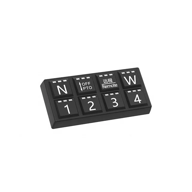 Intelligent CAN Bus Keypad DC 12V 24V 8 keys Push Button Switch Panel ...