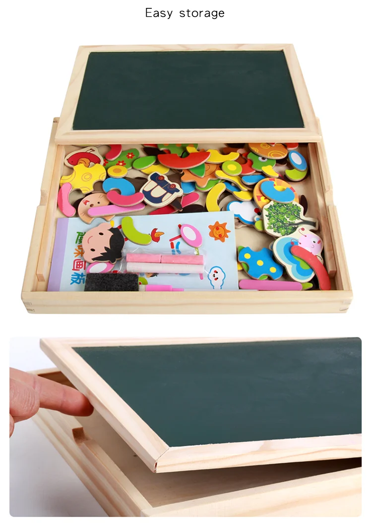 Wooden Educational Multifunction Drawing Board for Kids