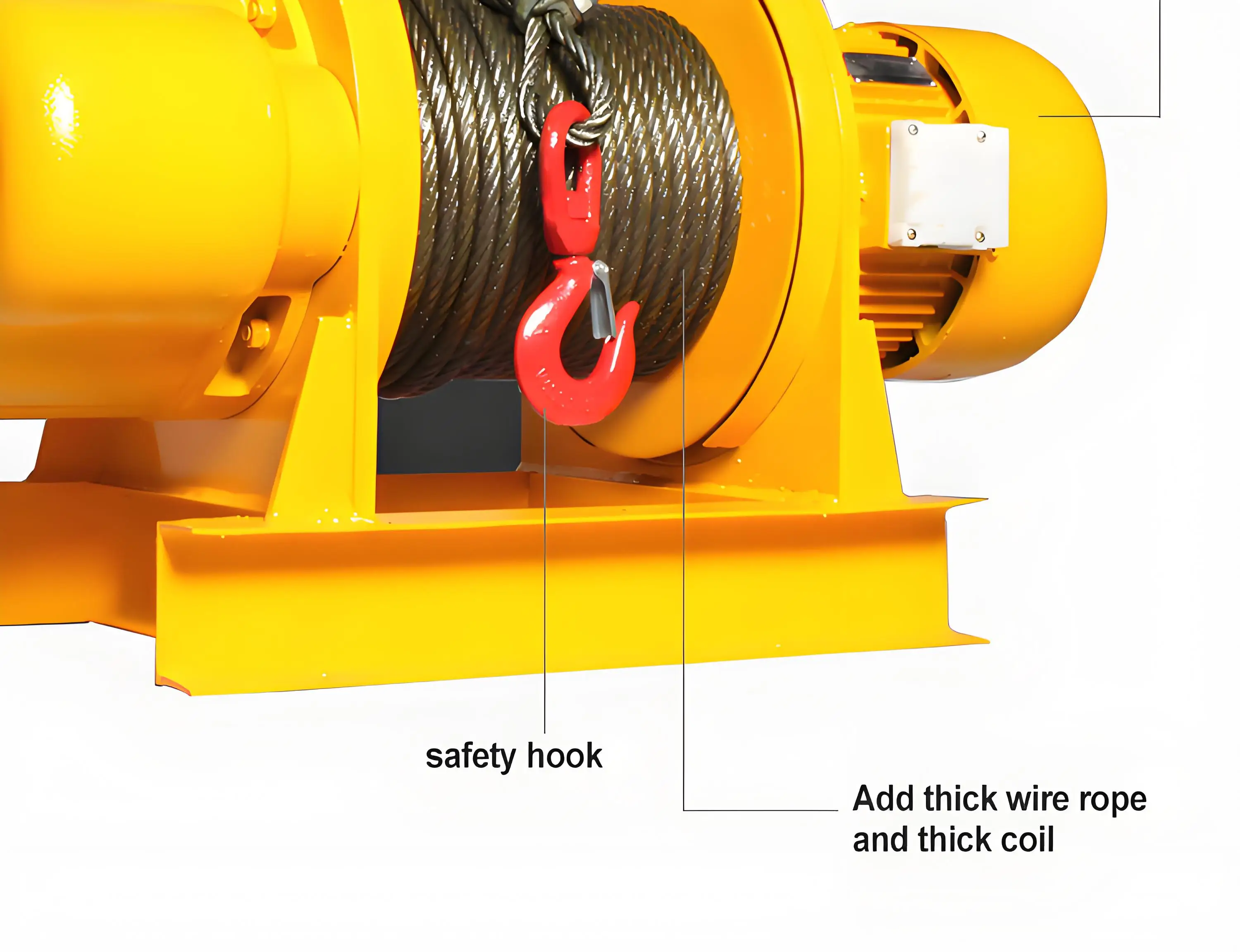 Multi Small Cable Pulling Electric Rope Winch 500 kg 2 Ton 3 Ton 5 Ton ...