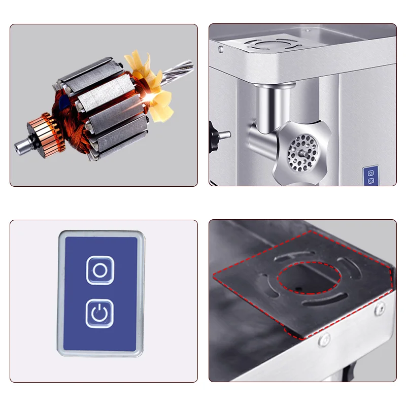 Universal Motor Electric Meat Grinder- Efficient Grinding Power For ...