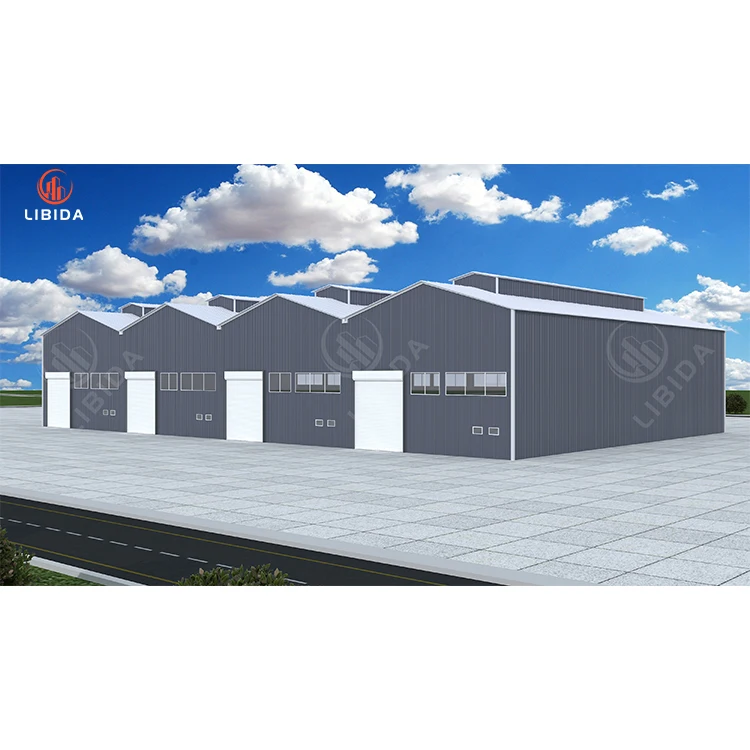 Metal Building Construction Workshop Building Prefab Steel Structure ...