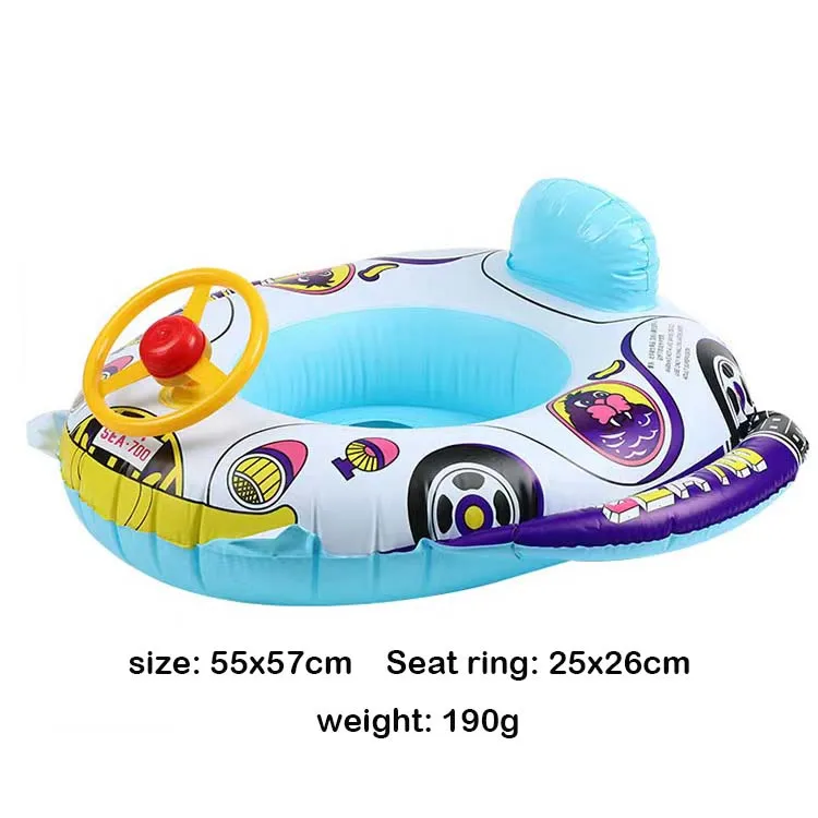 Children's Swimming Float Boat Inflatable Swimming Pool Water Swimming ...