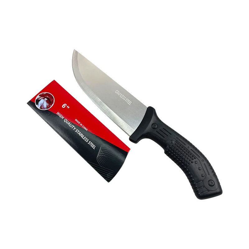Stainless Steel Slaughter Knife with PP Plastic Handle