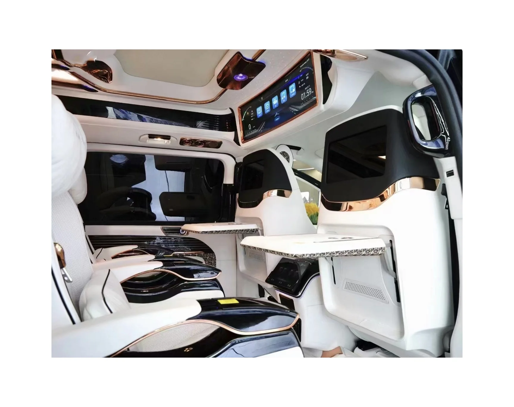 RELYAUTO 2024 Luxury Interior Customized for Mercedes BENZ W447 Vclass ...