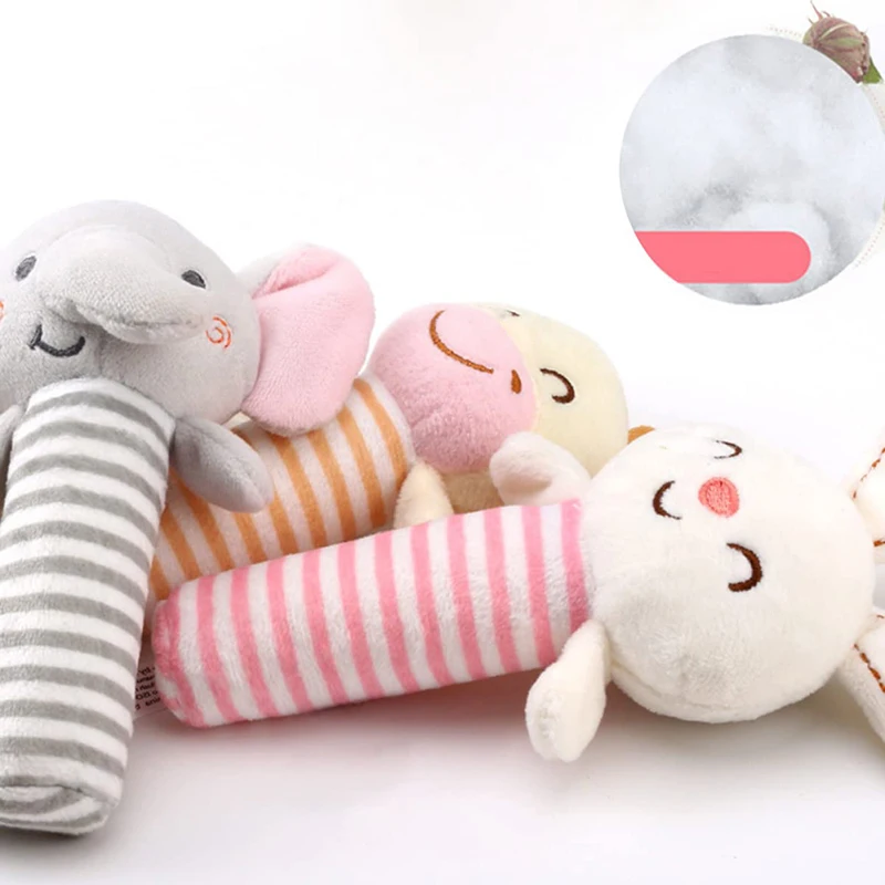 Baby Stuffed Dolls Toddler Toys for Infant Rattles 0 6 12 18 24 Months ...