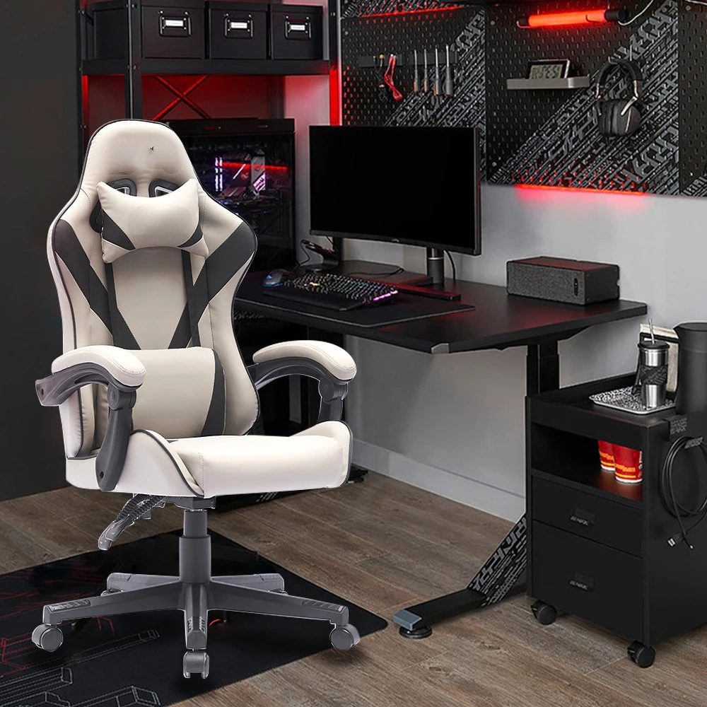 Free Sample Revolving Leather Silla Gamer Gaming Chair Adjustable ...