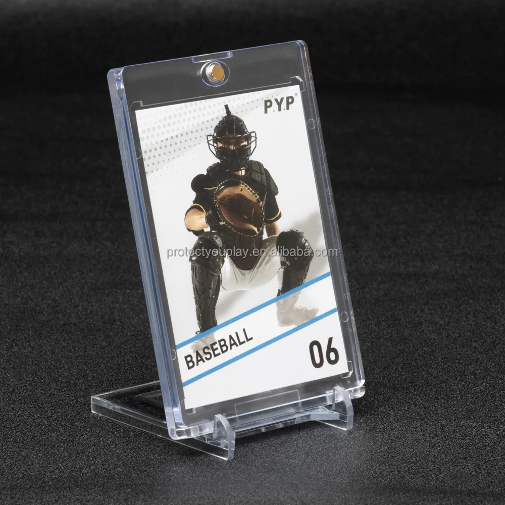 2-Piece Card Display Stands - 30 Ct for Showcase Top Loaders Magnetics ...