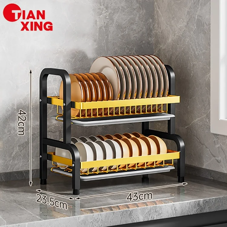 Luxury Style Stainless Steel 3 Tier Kitchen Racks Organizer Storage ...