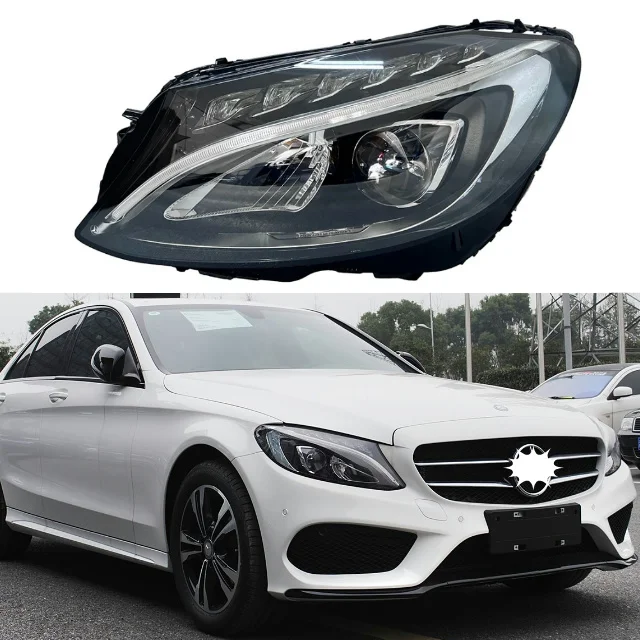 W205 C Class Headlight LED LOW for Mercedes-Benz C180-C300