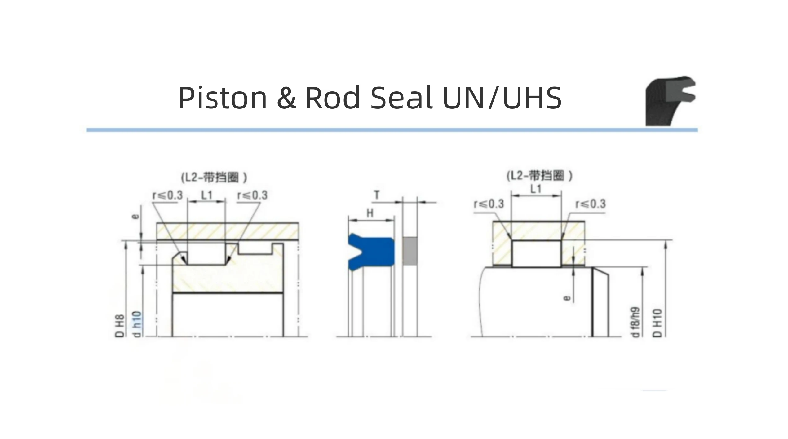 Hydraulic Piston Rod Oil Seal Un Uns Idi Isi Upi Uph Pu Tpu Packing ...