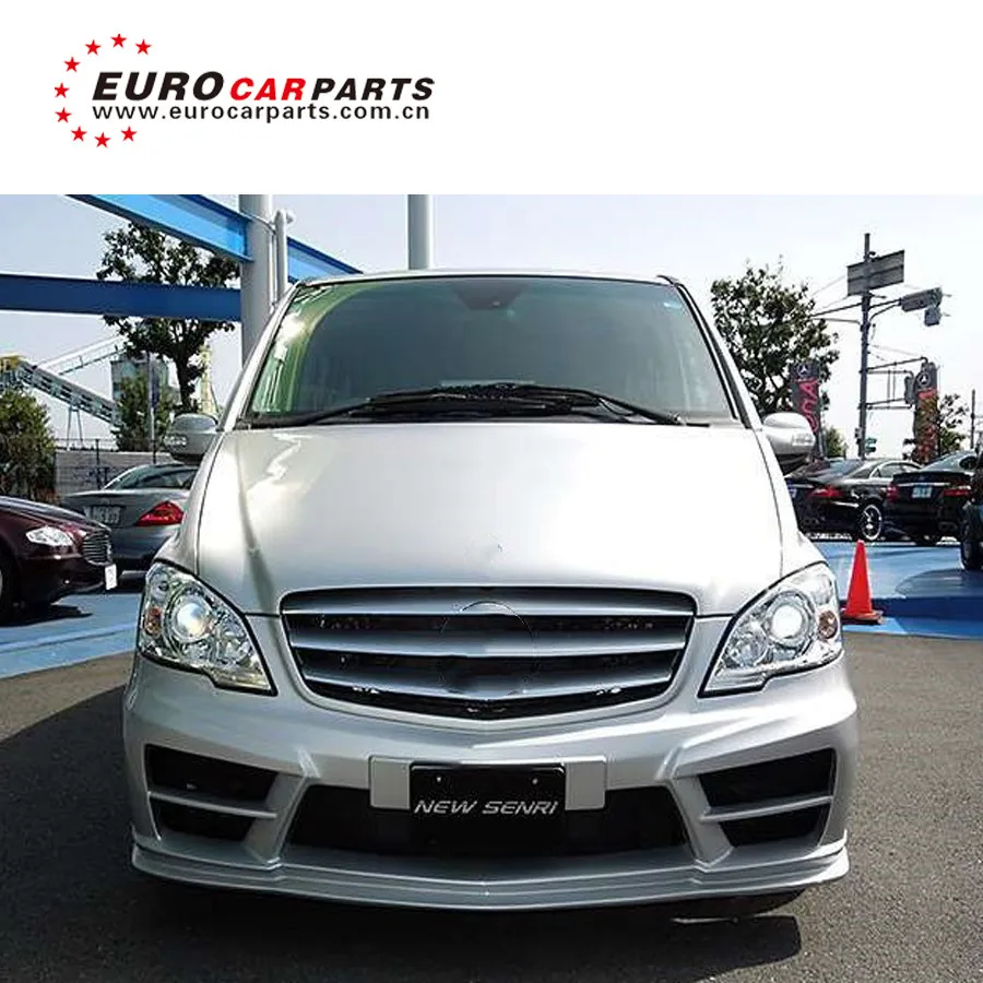 V Class W639 W-ald Body Kits With Front Bumper Side Skirts Rear Bumper ...