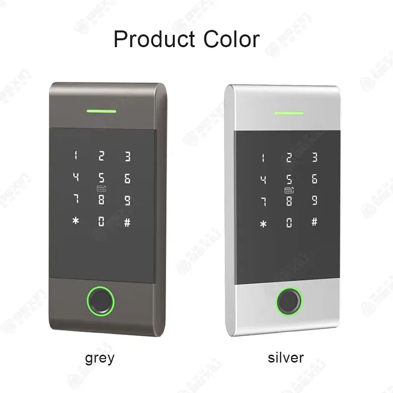 Waterproof Ttlock App Smart Door Lock Reader Rfid Biometric Fingerprint ...