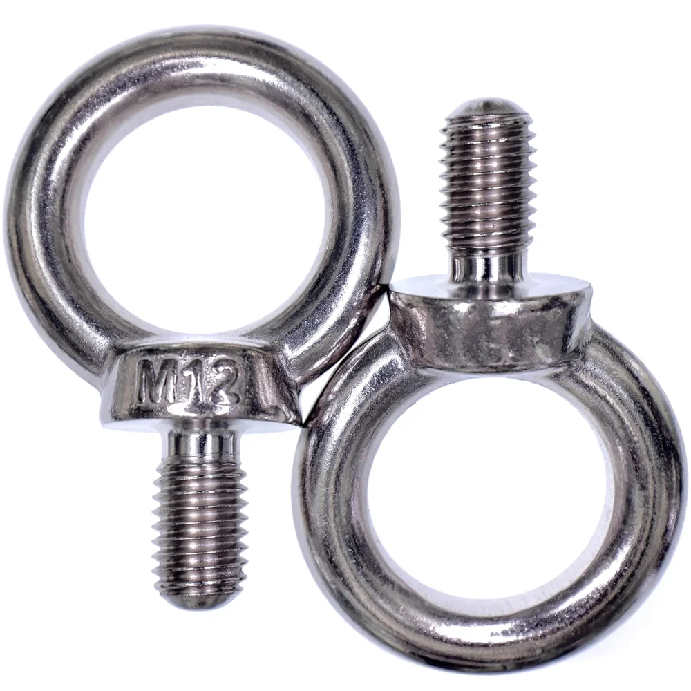 Din580 M16 Forged Lifting Rigging Galvanized Eye Bolt Anchor 316 304 ...