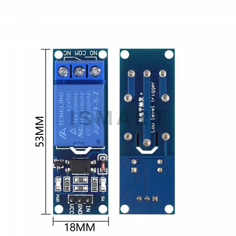 1 Channel 12v 5v Relay Module With Optical Coupling Isolation ...
