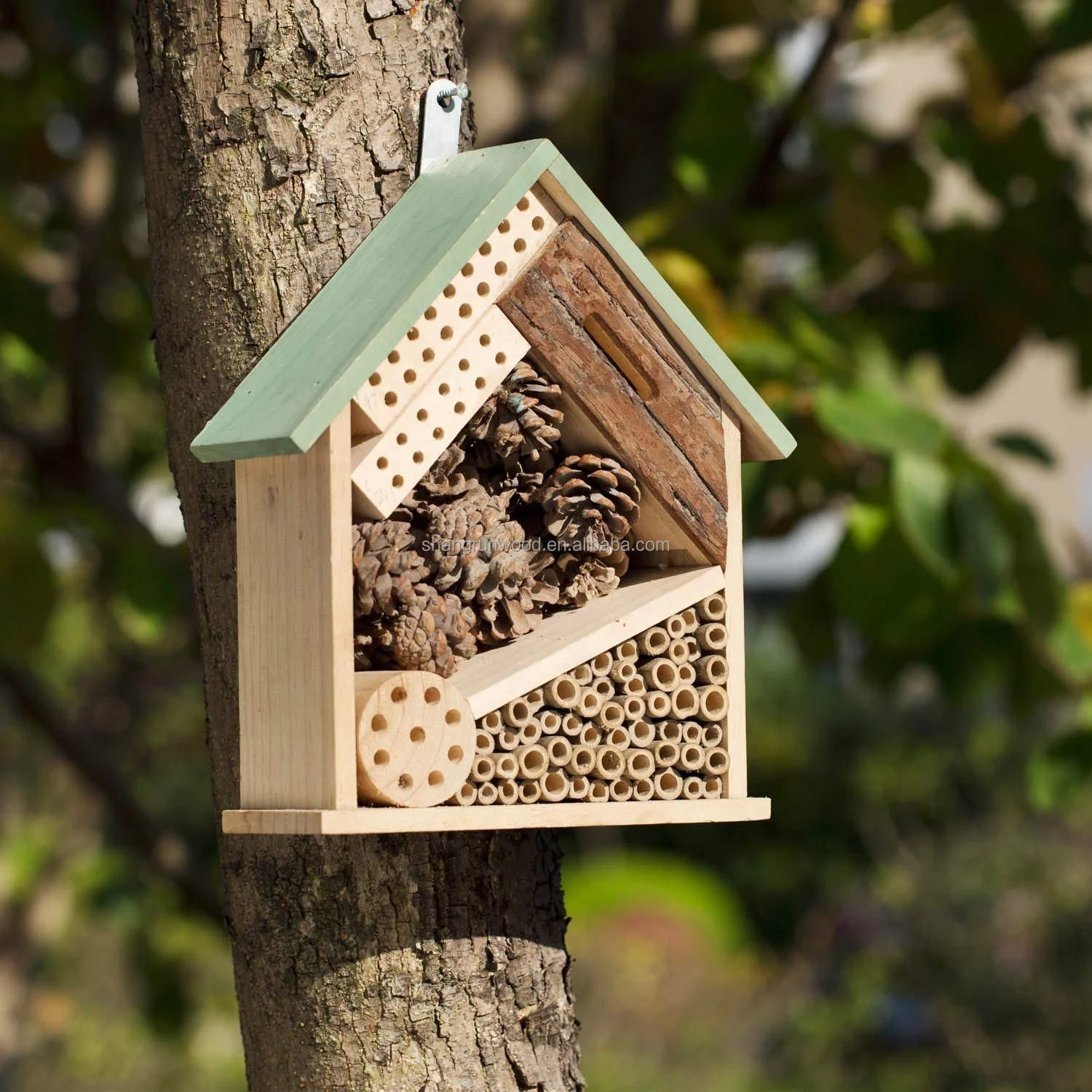 Multi Habitat Insect House Outdoor Garden Decorative Wooden Insect ...