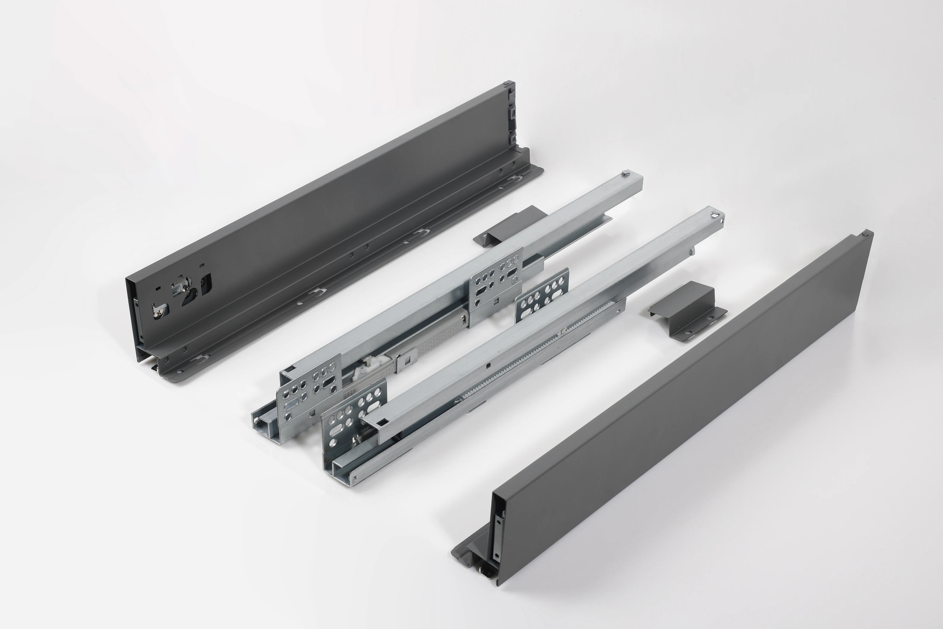 Drawer System Double Wall Drawer Side Panel 14mm 2D Adjustable Metal ...