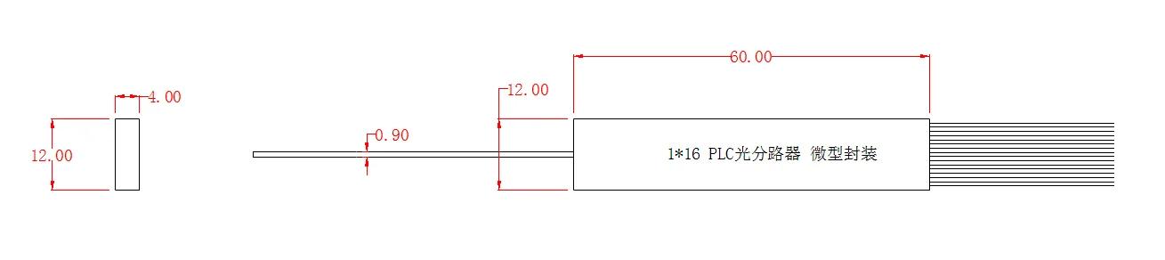 1 16 Abs Box Type Plc Splitter With Sc Upc Connector 2 0mm 3 0mm G657a1 Ftth Buy Fiber Optic