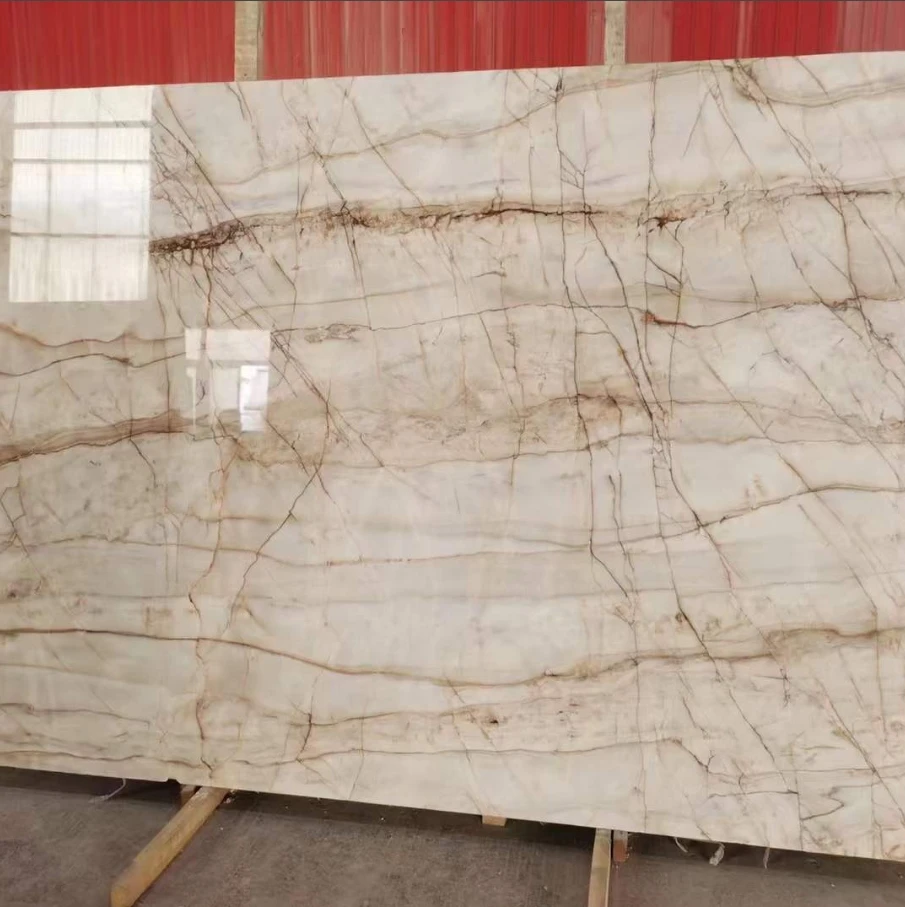 Luxury Italian Cloud Jade Stone Tv Background Wall Marble Living Room ...