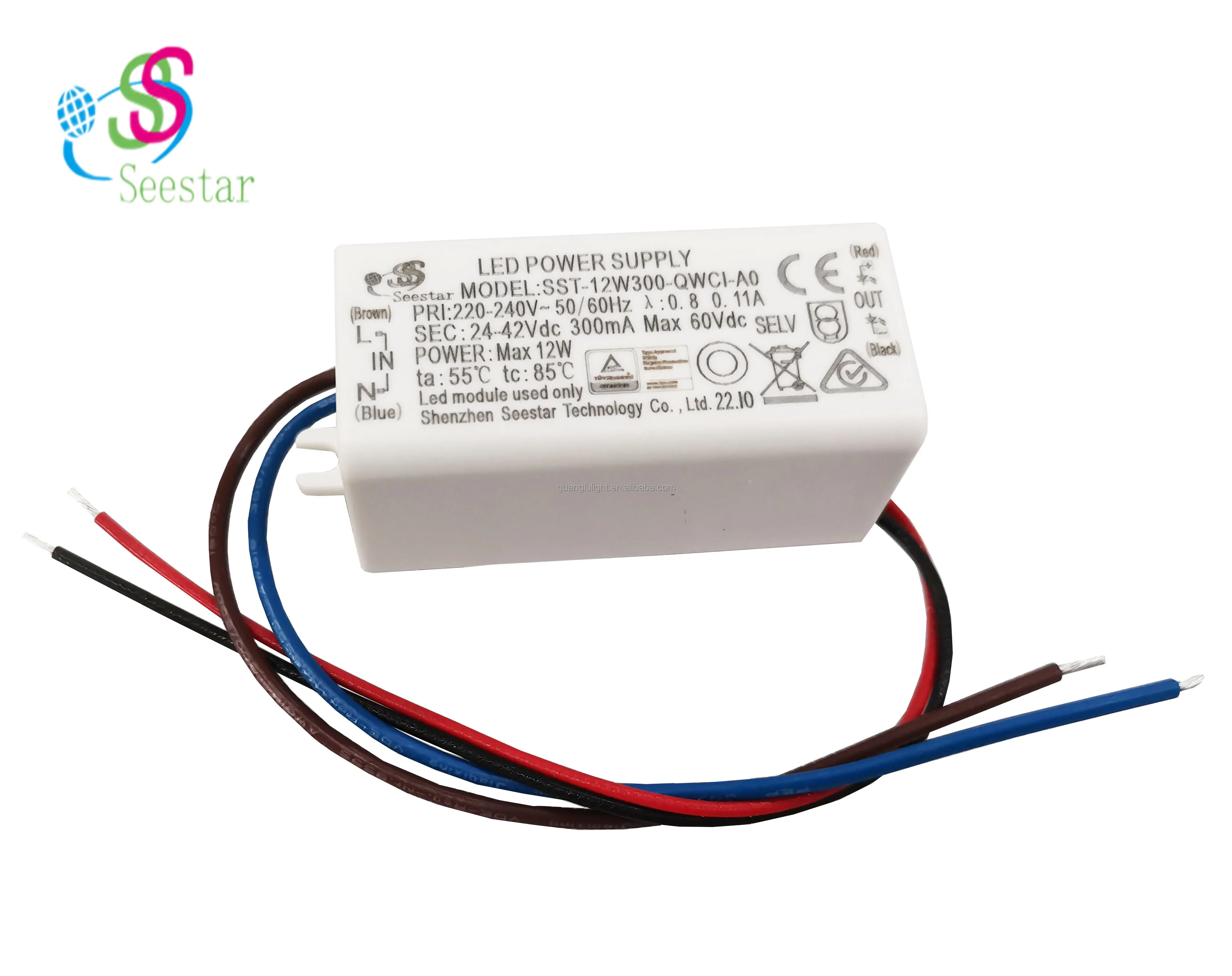 Isolated Ac220-240v Dc24-42v300ma 8w 9w 10w 11w 12w 13w Hpf No Flicker ...